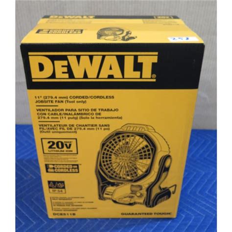 Dewalt Dce511b Corded Cordless 11 Jobsite Fan New In Box Tool Only