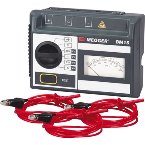 Megger Bm15 [6410 919] Battery Powered 5 Kv Insulation Tester Jual Harga Price