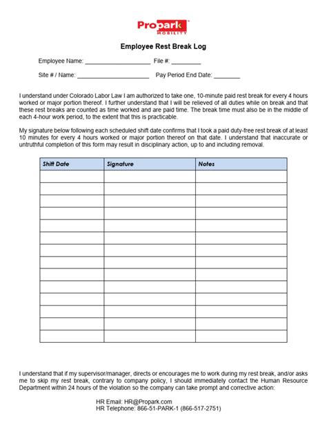 Girma Tilahun Rest Break Log Pdf