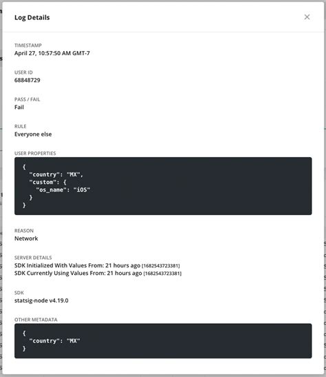 Sdk Debugging Statsig Docs