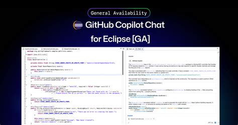 Github Copilot Chat For Eclipse Is Now Generally Available Github