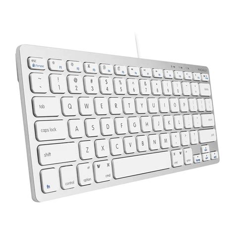 Macally Compact Usb A Wired Keyboard компактна жична клавиатура за Mac и Pc бял Цена — Dice Bg