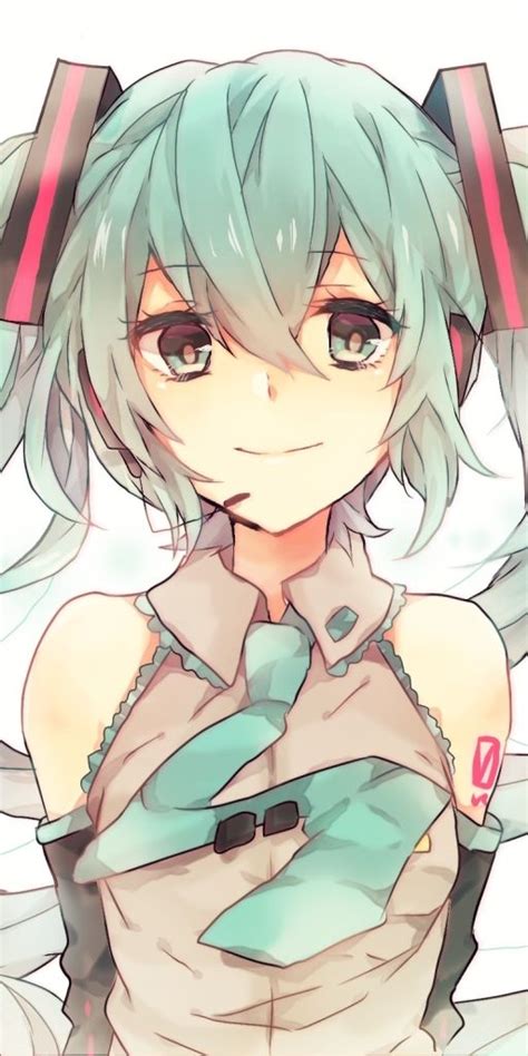 Обои на телефон Аниме Улыбка Голубые Глаза Вокалоид Длинные Волосы Мику Хацунэ Близнецы