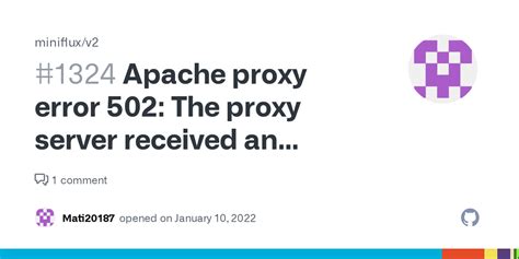 Apache Proxy Error 502 The Proxy Server Received An Invalid Response