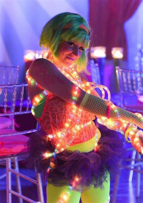 Neon Bat Mitzvah Costumes By Laurie Caradonna Of Zazz Events Bat