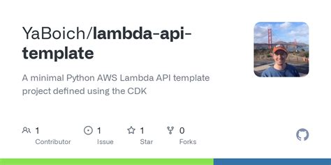 Github Yaboichlambda Api Template A Minimal Python Aws Lambda Api Template Project Defined