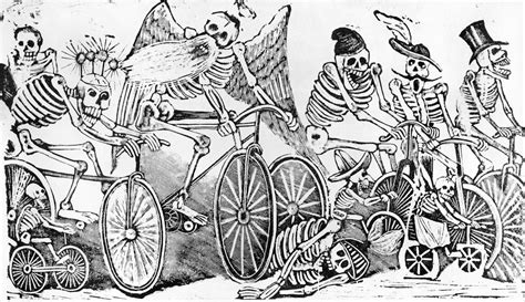 20th Century Calavera Zinc Etching Jose Guadalupe Posada