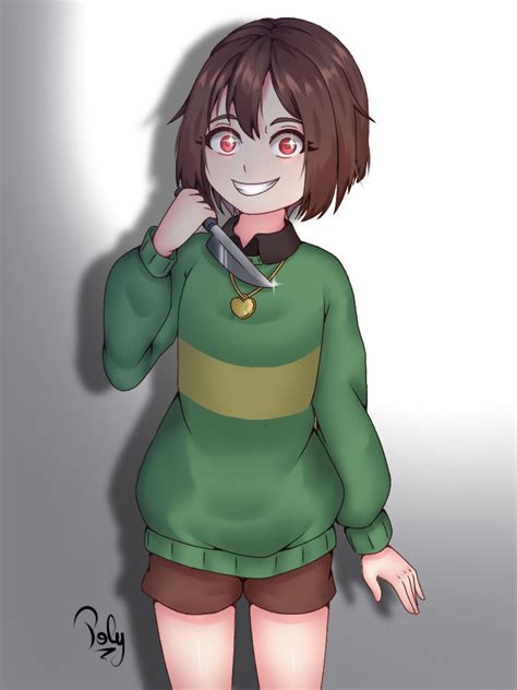 Undertale Chara Fanart By Poliana27 On Deviantart