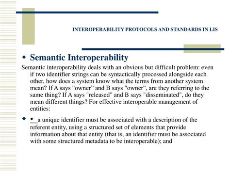 Ppt Interoperability Protocols And Standards In Lis Powerpoint Presentation Id 4788808
