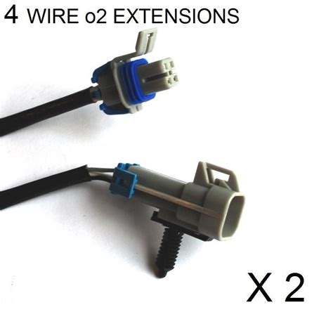 4 X Oxygen O2 Sensor Extension Leads For Holden Vz ~ Ve Ls1 Ls2 Ls3 L7 Ozautosport