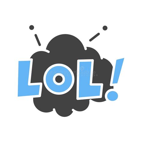 Lol Icon Icon Image Stock Vector Illustration Of Emoticon 290212612