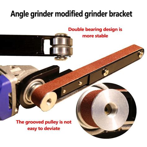 Angle Grinder Belt Sander Sanding Grinder Adapter Belt Grinding Machine