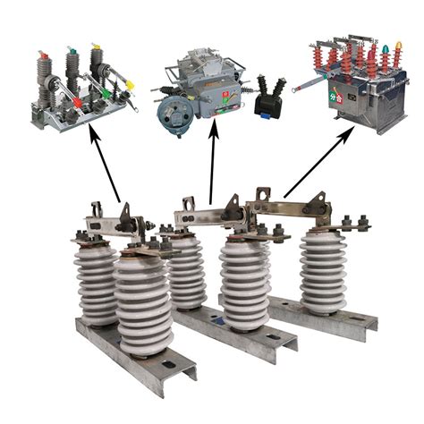 12kv 36kv High Voltage Electrical Isolator Single Phase With Outdoor Boundary Load Switch For