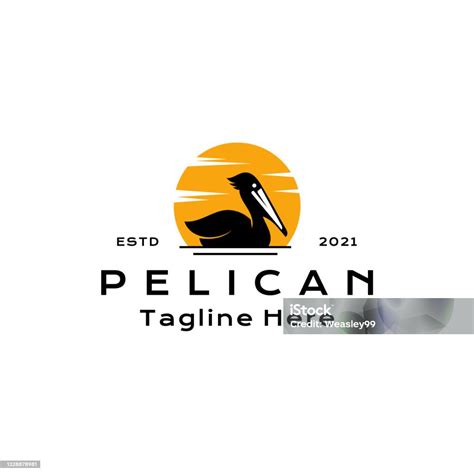 펠리컨 벡터 디자인 스톡 일러스트레이션 벡터 아이콘 일러스트 스톡 일러스트 인도네시아 펠리컨 로고 벡터 아이콘 고급에 대한 스톡