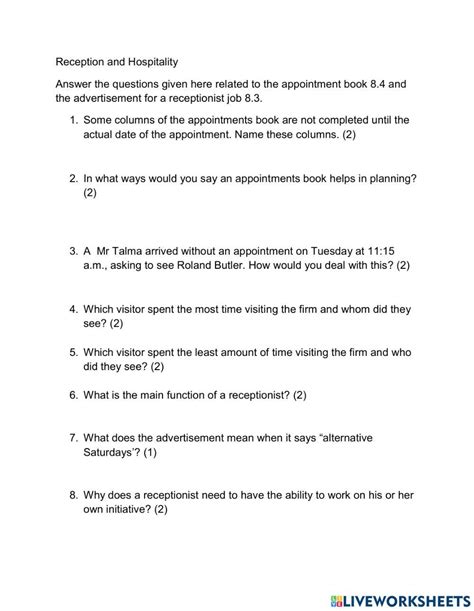 Reception And H Free Interactive Worksheets 4944597