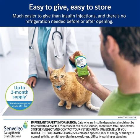 Senvelgo Velagliflozin Oral Solution For Cats 15 Mg Ml 30 Ml