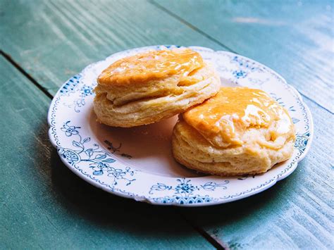 Super Flaky Buttermilk Biscuits With Honey Butter Saveur