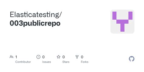 GitHub Elasticatesting Publicrepo