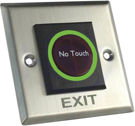 Zkteco K1 1d No Touch Sensor Exit Button Wired Sensor Security System