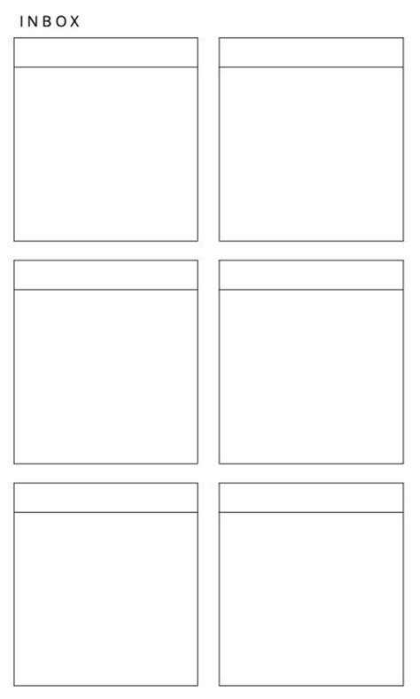 Printable Pocket Insert Inbox Etsy