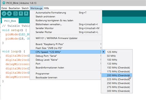 Raspberry Pico Mit Der Arduino Ide Programmieren Heise Online