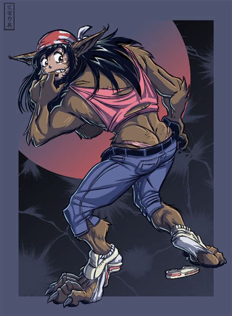 Anime Werewolf Girl Transformation Woman Werewolf Transformation Anime