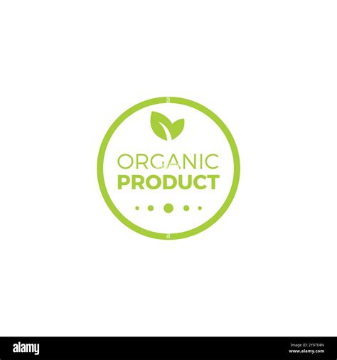 Organic Product Logo Vector Stock Vector Image And Art Alamy