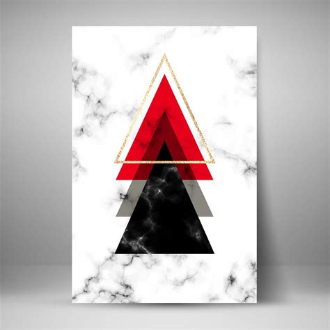 Abstracto Rojo Y Negro