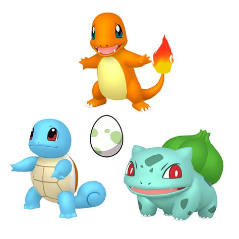 Pokemon Starters Kanto