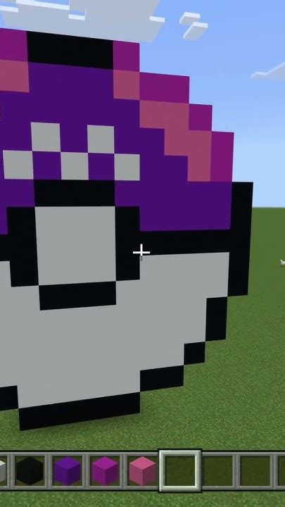 Master Ball Pixel Art Shorts Viralvideo Minecraft Youtube