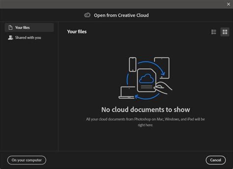 Anyone know how to disable this annoying Creative Cloud Popup Every Time I File>Open in ...