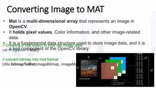OpenCV In Mobile Technology Computer Vision On Mobile PPT