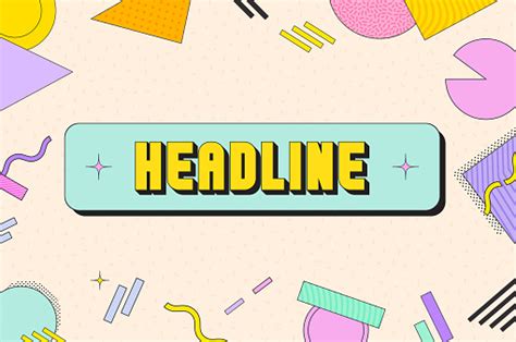 기하학적 수평 배경입니다 레트로 미니멀리스트 레트로 포스터 그래픽 복고풍 웨이브 템플릿입니다 여러 가지 빛깔의 기하학적 모양이 있는 추상적인 트렌디한 패턴 구도에 대한 스톡