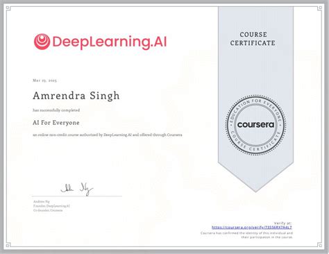 Artificialintelligence Ai Lifelonglearning Coursera Andrewng Aiforeveryone Techinnovation