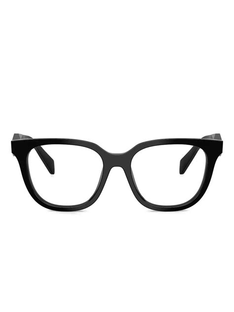 Prada Eyewear D Frame Glasses Black Farfetch