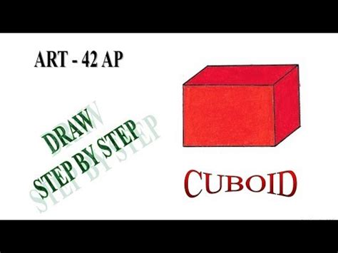 DRAW STEP BY STEP CUBOID ART 42 AP YouTube