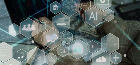 Ai Artificial Intelligence Concept Electronic Circuit Communication