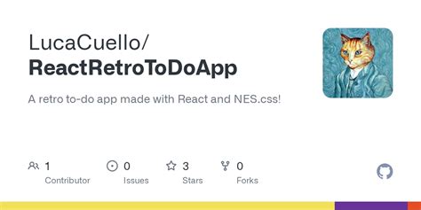 Github Lucacuelloreactretrotodoapp A Retro To Do App Made With