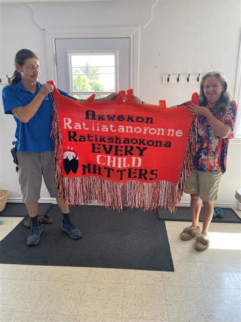 Afghan Donated To Language Nest The Eastern Door