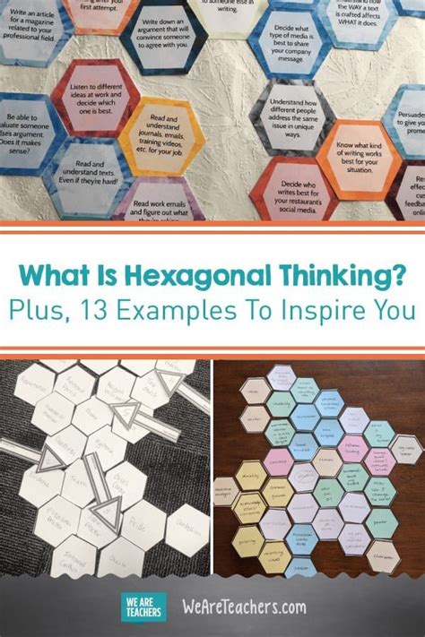 Printable Hexagonal Thinking Template