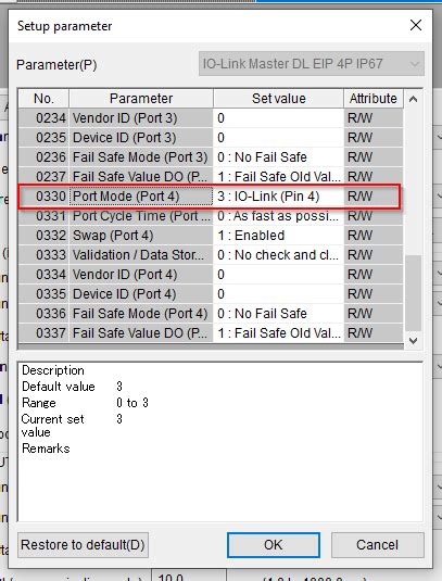 Keyenceusing Ifm Al1320 To Configure A Ethernetip Network