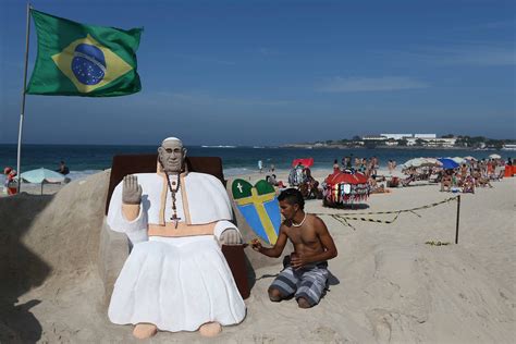 Copacabana Beach Pope