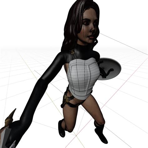 3d Printable Sexy Warrior By Stanley