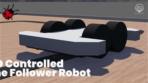 Cse461 Sec03 Group 03 Pid Line Follower Robot Webots Youtube