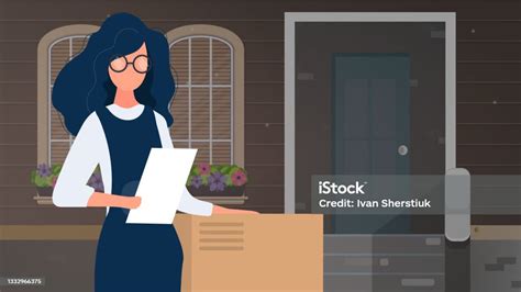 소녀는 목록과 큰 상자를 들고있다 소포 홈 배너의 배달 상품 소포 및 상품을 집으로 배달하는 개념 벡터 개념에 대한 스톡 벡터 아트 및 기타 이미지 Istock