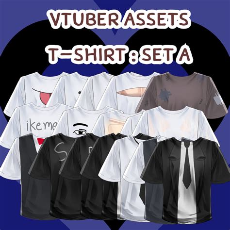 Vtuber Outfit Asset 17 T Shirt Etsy