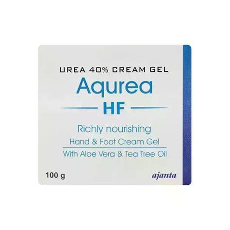 Aqurea Hf Urea 40 Cream Gel 50gm Uses Price Dosage Side Effects