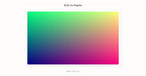 Github Nkihrk Glsl On Angular Glsl Implementation On Angular