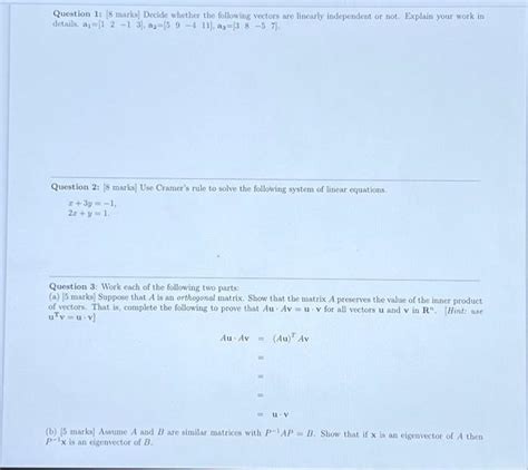 Solved Question 1 8 Marks Decide Whether The Following