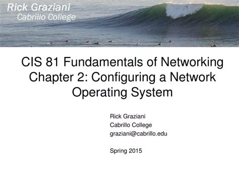 Ppt Cis 81 Fundamentals Of Networking Chapter 2 Configuring A